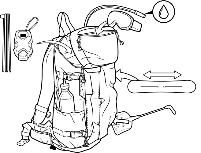 BURTON SLED PACK 30L BACKPACK – Salty Peaks Snowboard Shop